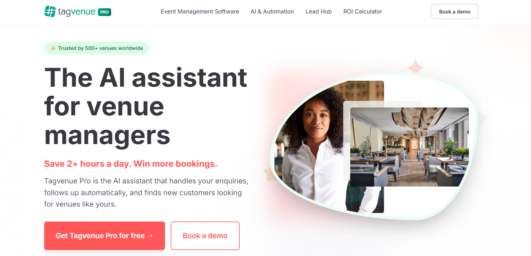 Tagvenue Pro | AI-Powered CRM for Venue Managers